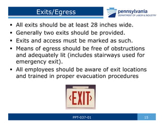 Office Safety slides for office employees | PPTX