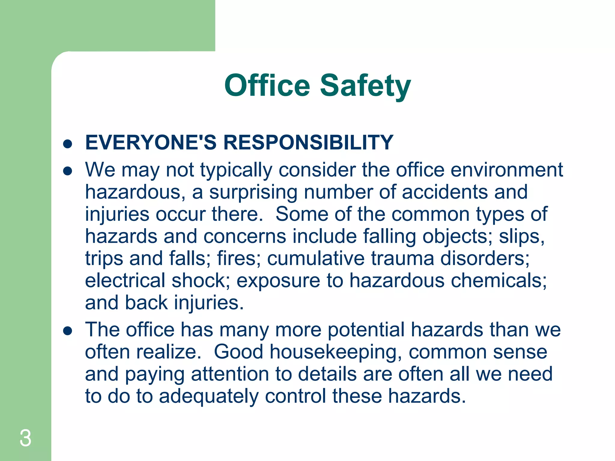 Office Safety HSE Presentation HSE Formats.ppt