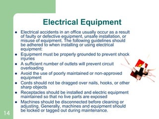 Office Safety HSE Presentation HSE Formats.ppt