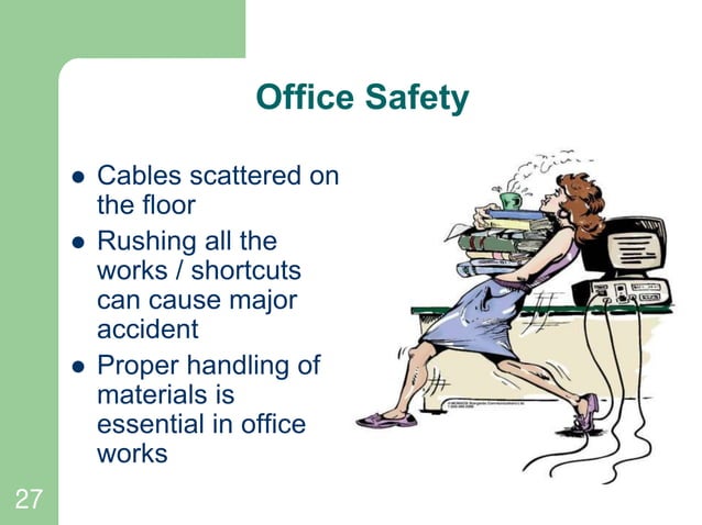 Office Safety HSE Presentation HSE Formats.ppt | Death, Injury, or ...