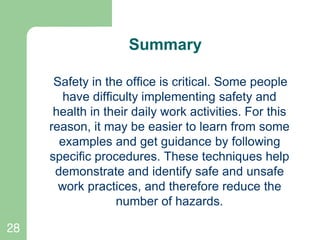 Office Safety HSE Presentation HSE Formats.ppt