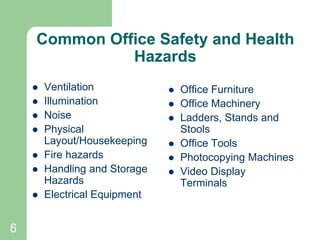 Office Safety HSE Presentation HSE Formats.ppt