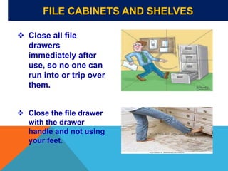 Office safety procedure cabinet | PPTX