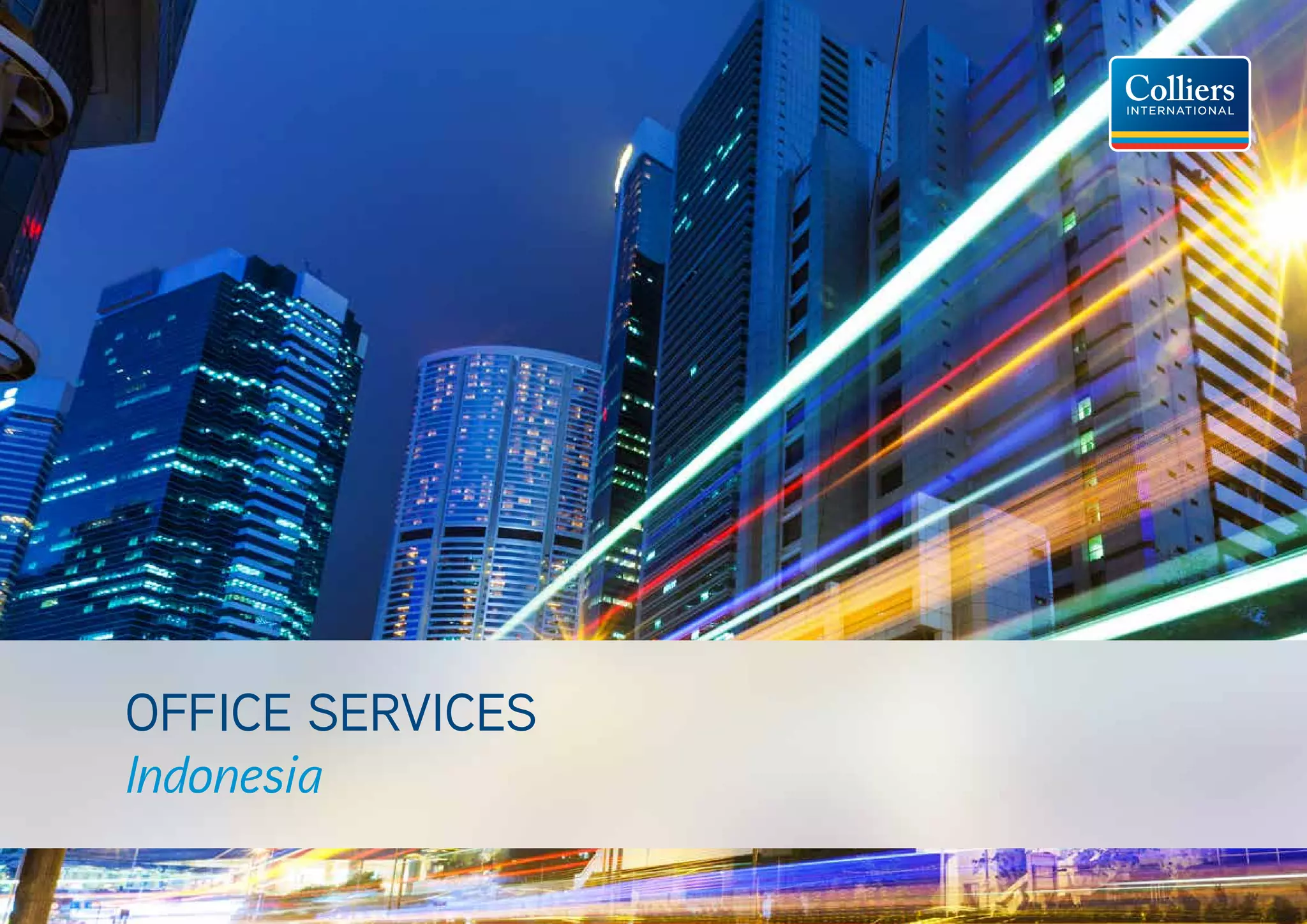 Colliers International Indoneisa Office services brochure 2017 | PDF