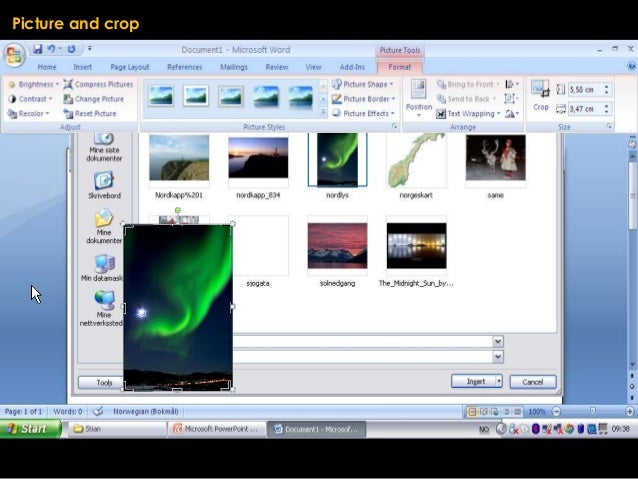 Microsoft Office slides