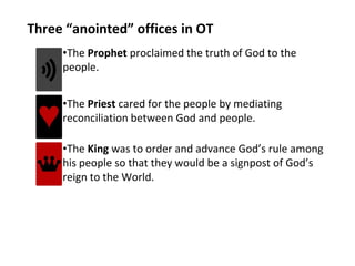 Offices of Christ: Prophet, Priest, and King | PPTX