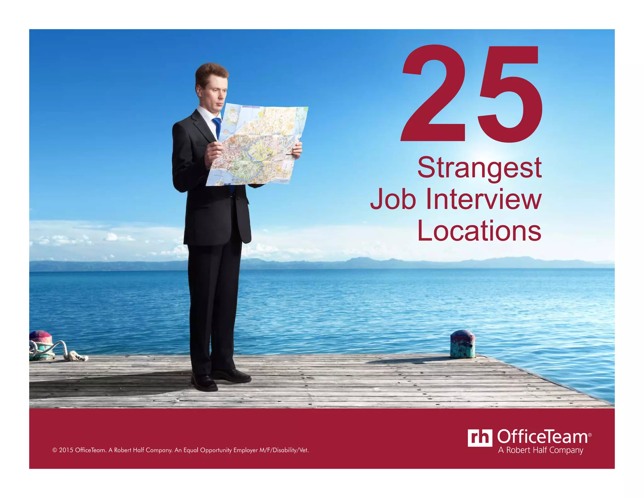 25 Strangest Job Interview Locations | PDF | Bars & Restaurants ...