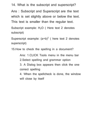 CLASS IX COMPUTER APPLICATIONS | DOCX | Desktop Publishing | Computer ...