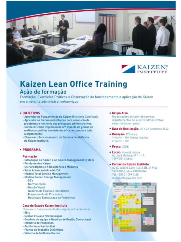 Kaizen Lean Office training | PPTX