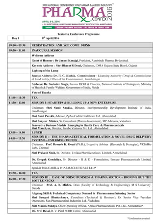 Pharmaceutical Conference | PDF