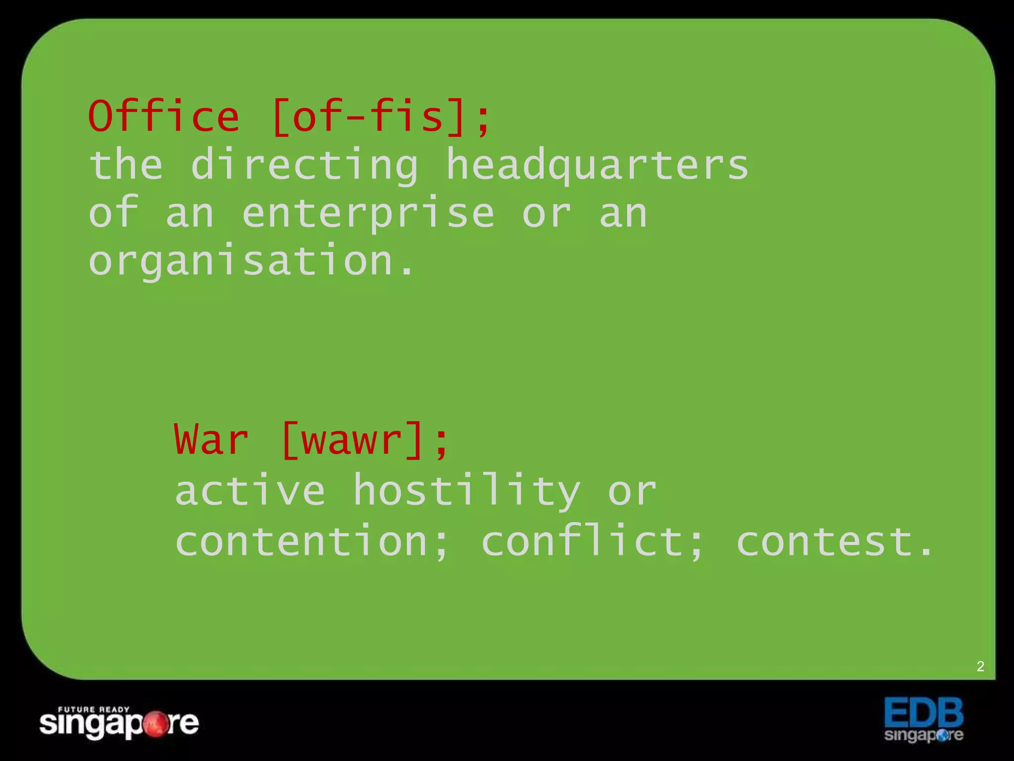 Office War Game Rules & Format | PPT