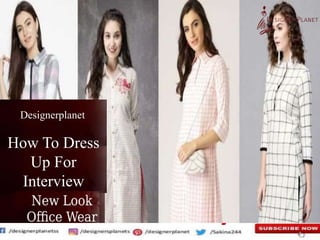 Formal Dress For Girls For Interview