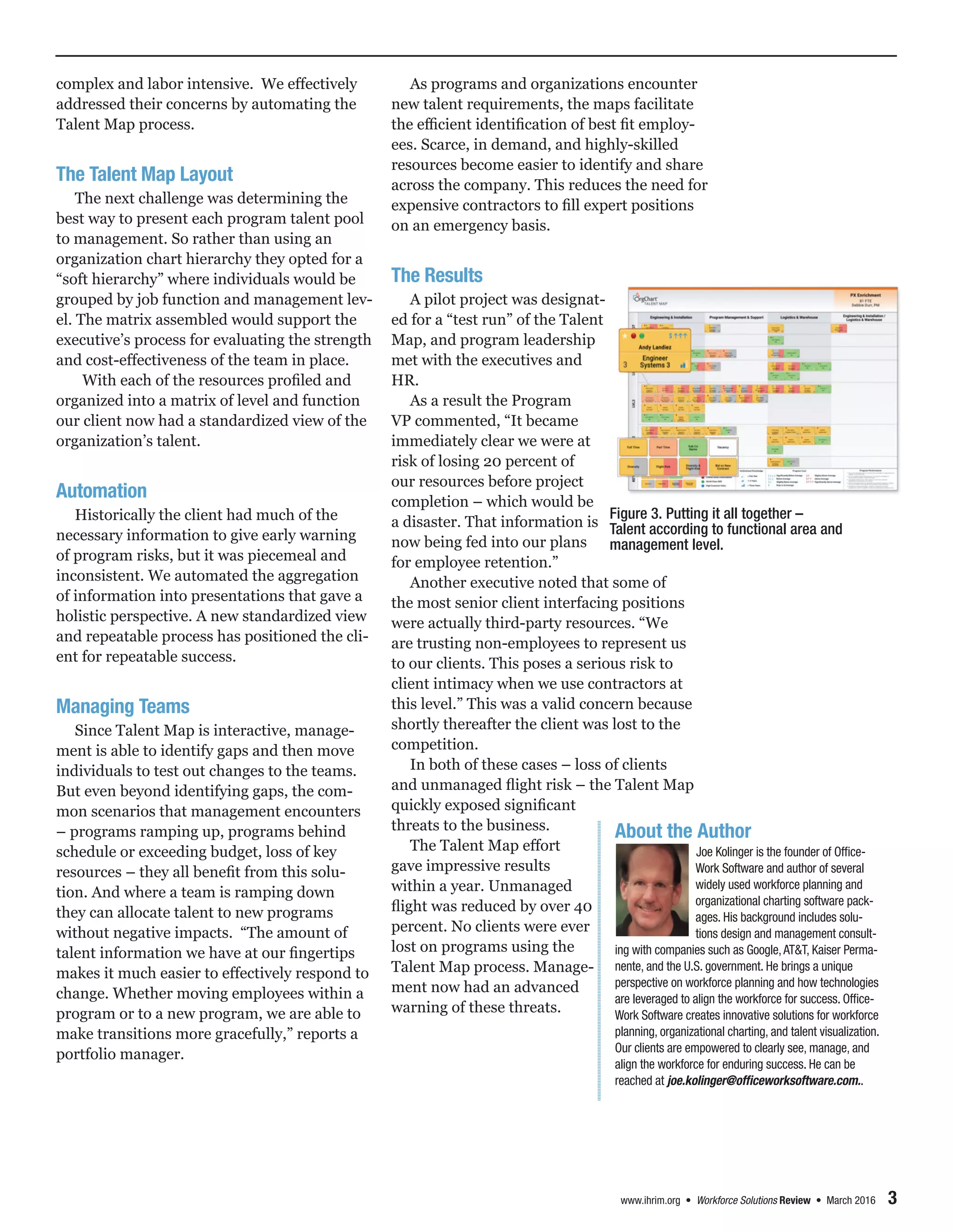 Visualizing, Talent Mapping, and Analyzing to Optimize Workforce Planning | PDF