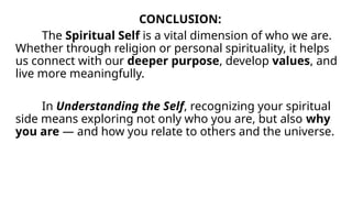 Understanding the Self: A Comprehensive Exploration of Personal ...
