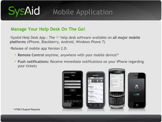 Official Release SysAid IT 8.0 | PPS