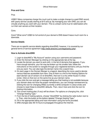 Official Webmaster | PDF