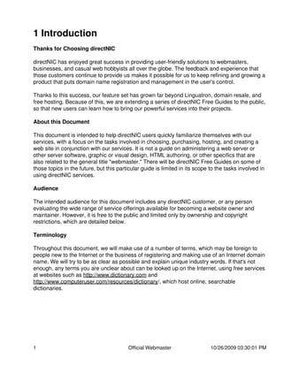 Official Webmaster | PDF