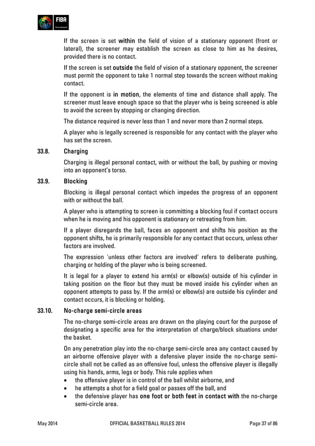FIBA Official basketball rules | PDF