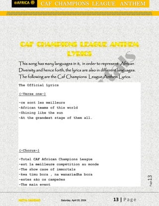 Official Caf champion league anthem Book.pdf