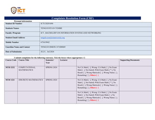 Official Complaints Resolution Form.docx