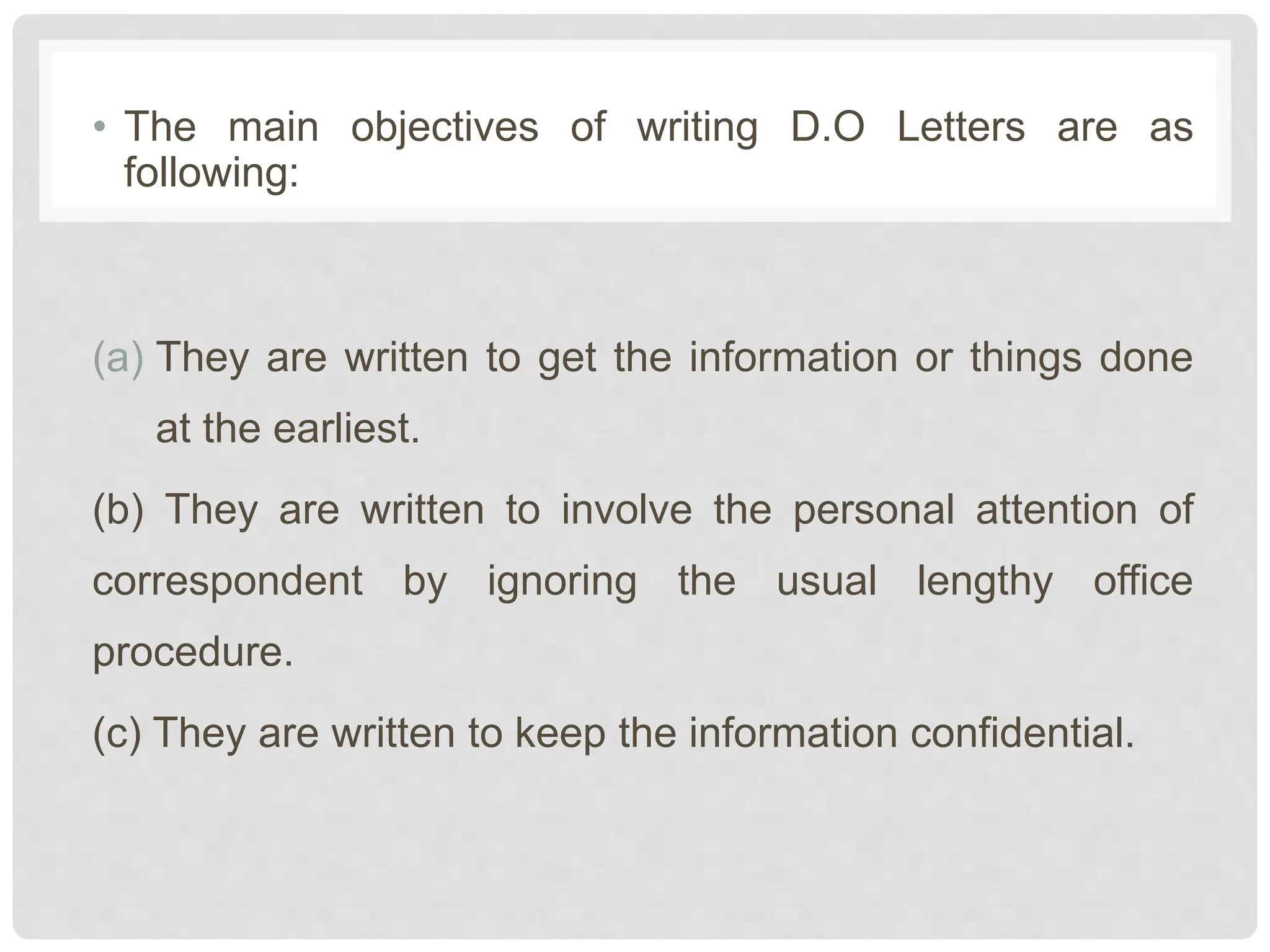 OFFICIAL CORRESPONDENCE, Format of all correspondence.pptx