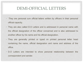 OFFICIAL CORRESPONDENCE, Format of all correspondence.pptx