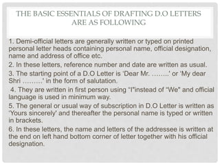 OFFICIAL CORRESPONDENCE, Format of all correspondence.pptx