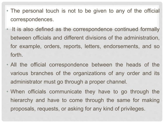 OFFICIAL CORRESPONDENCE, Format of all correspondence.pptx