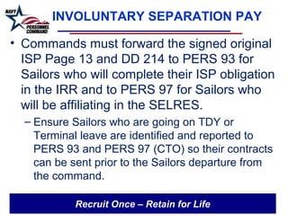 Navy Reserve CTO Presentation | PPT | Personal Finance