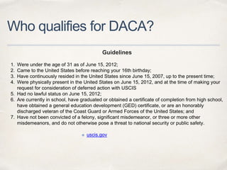 Official daca powerpoint | PPTX