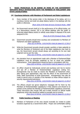 Consolidated guidelines on official dealings between the Administration ...