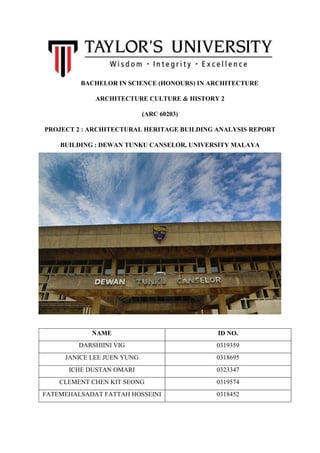 CULTURE PROJECT 2 REPORT | PDF