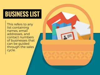 The Official Glossary of Marketing and Sales Terms