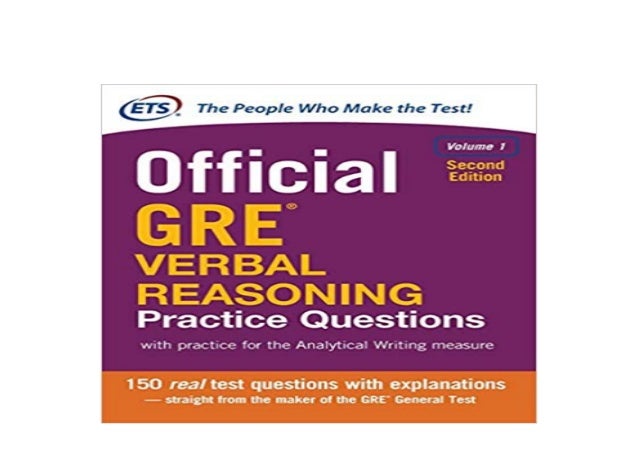 kindle library$@@ Official GRE Verbal Reasoning Practice Questions Se…