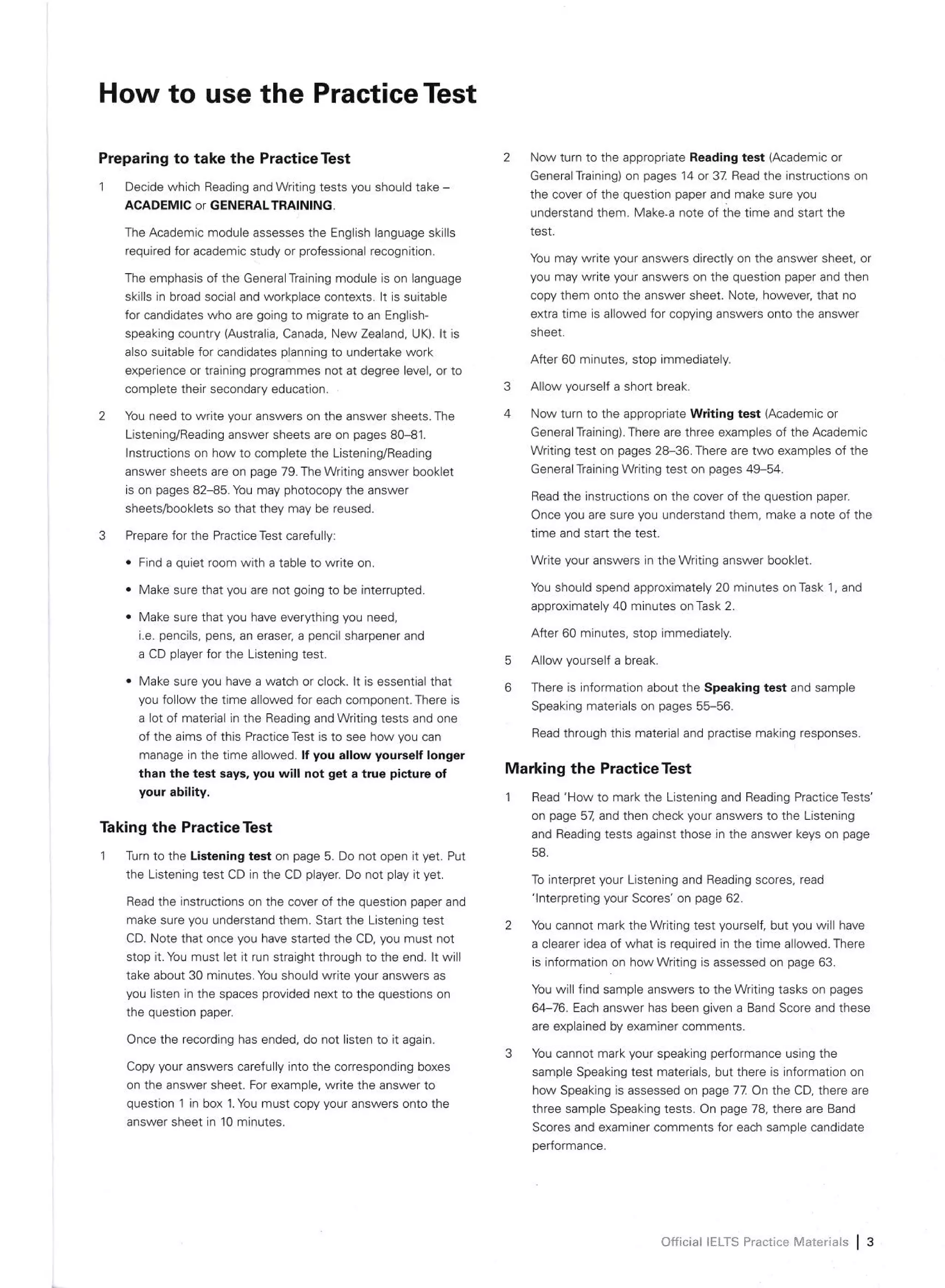 Official ielts practice material | PDF