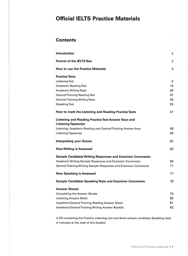 Official ielts practice material | PDF