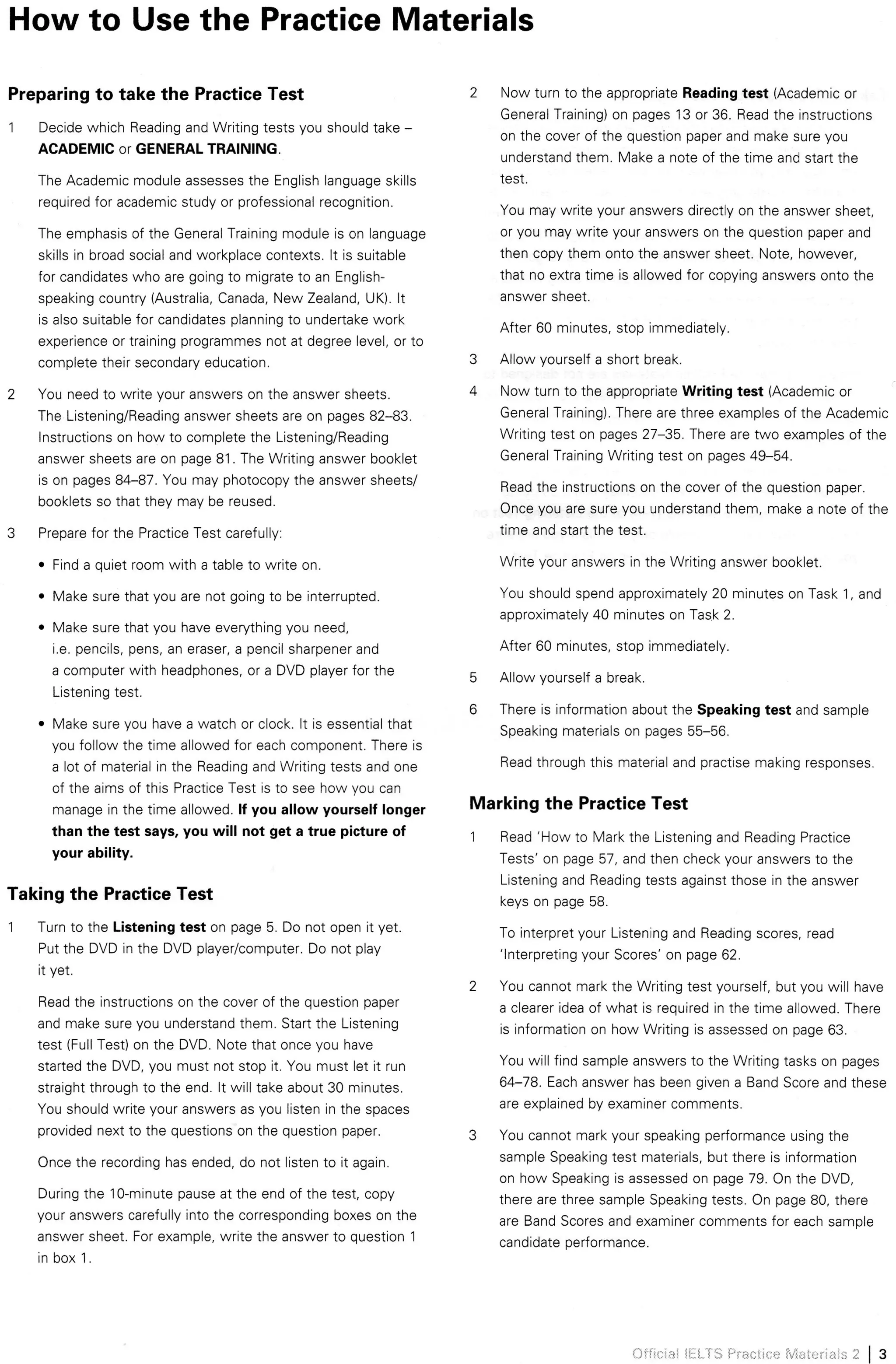 Official ielts practice materials 2 - IELTS TUTOR www.ieltstutor.me