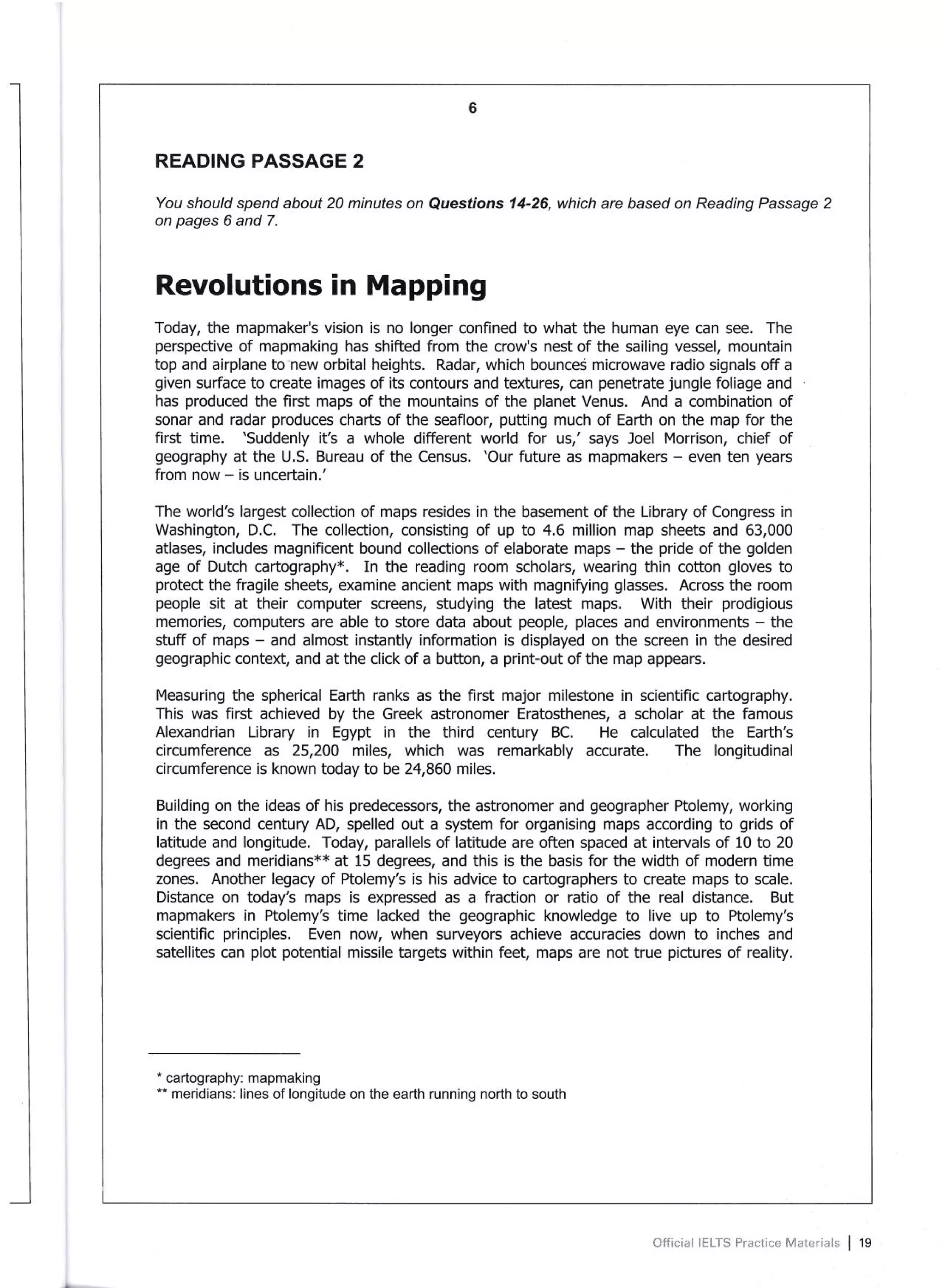 Official ielts practice material updated march 2009 | PDF