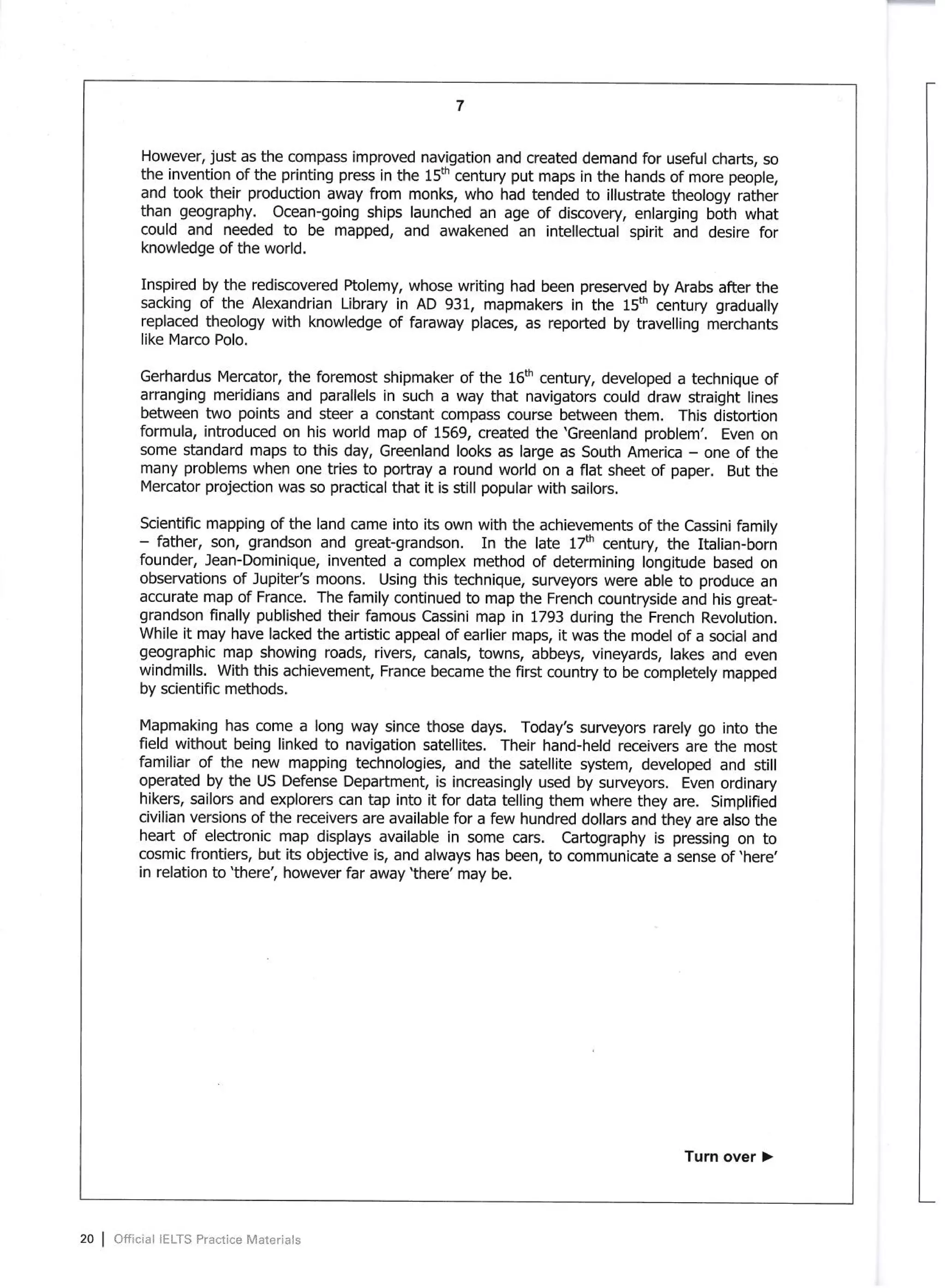 Official ielts practice material updated march 2009 | PDF