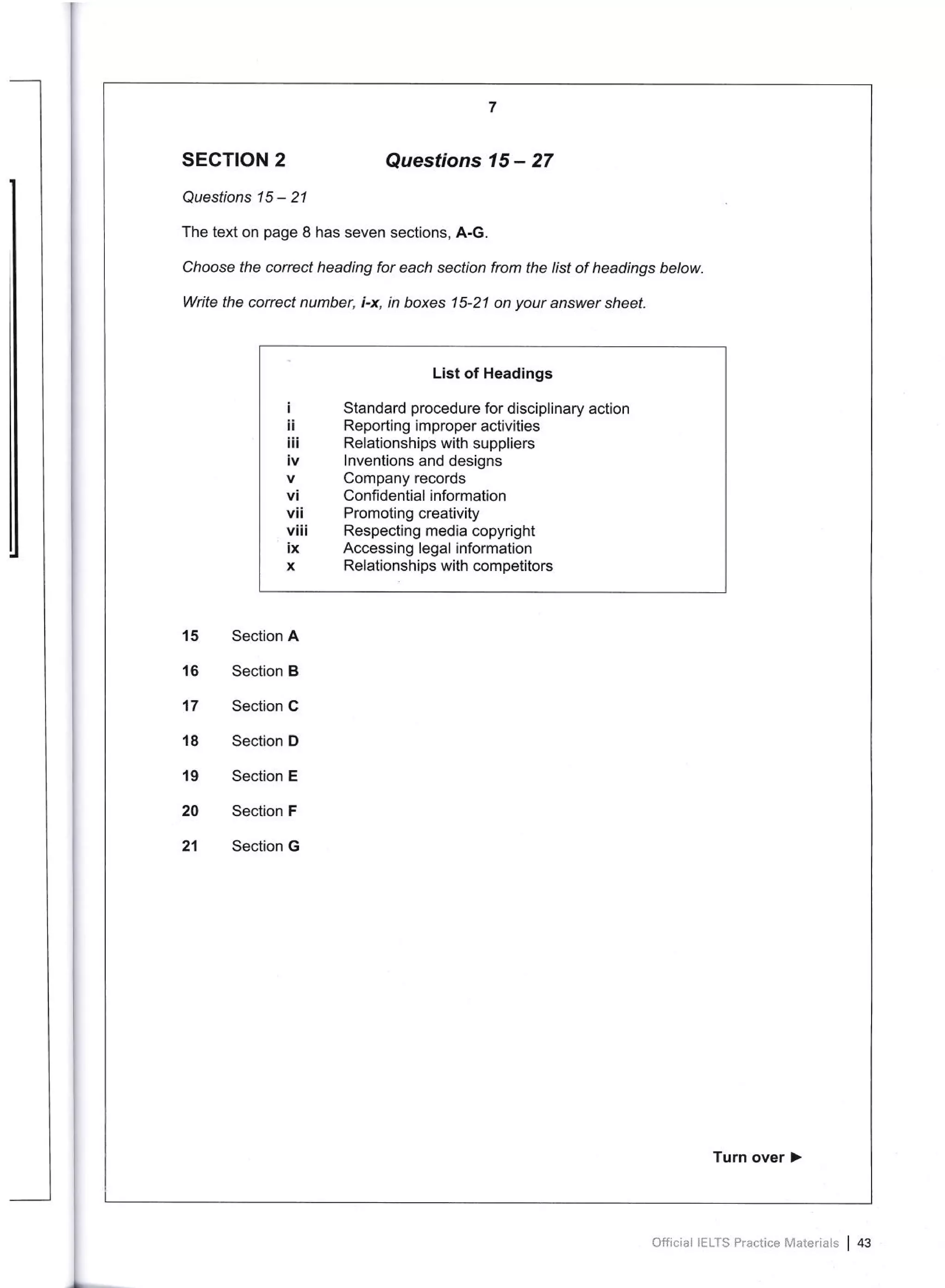 Official ielts practice material updated march 2009 | PDF