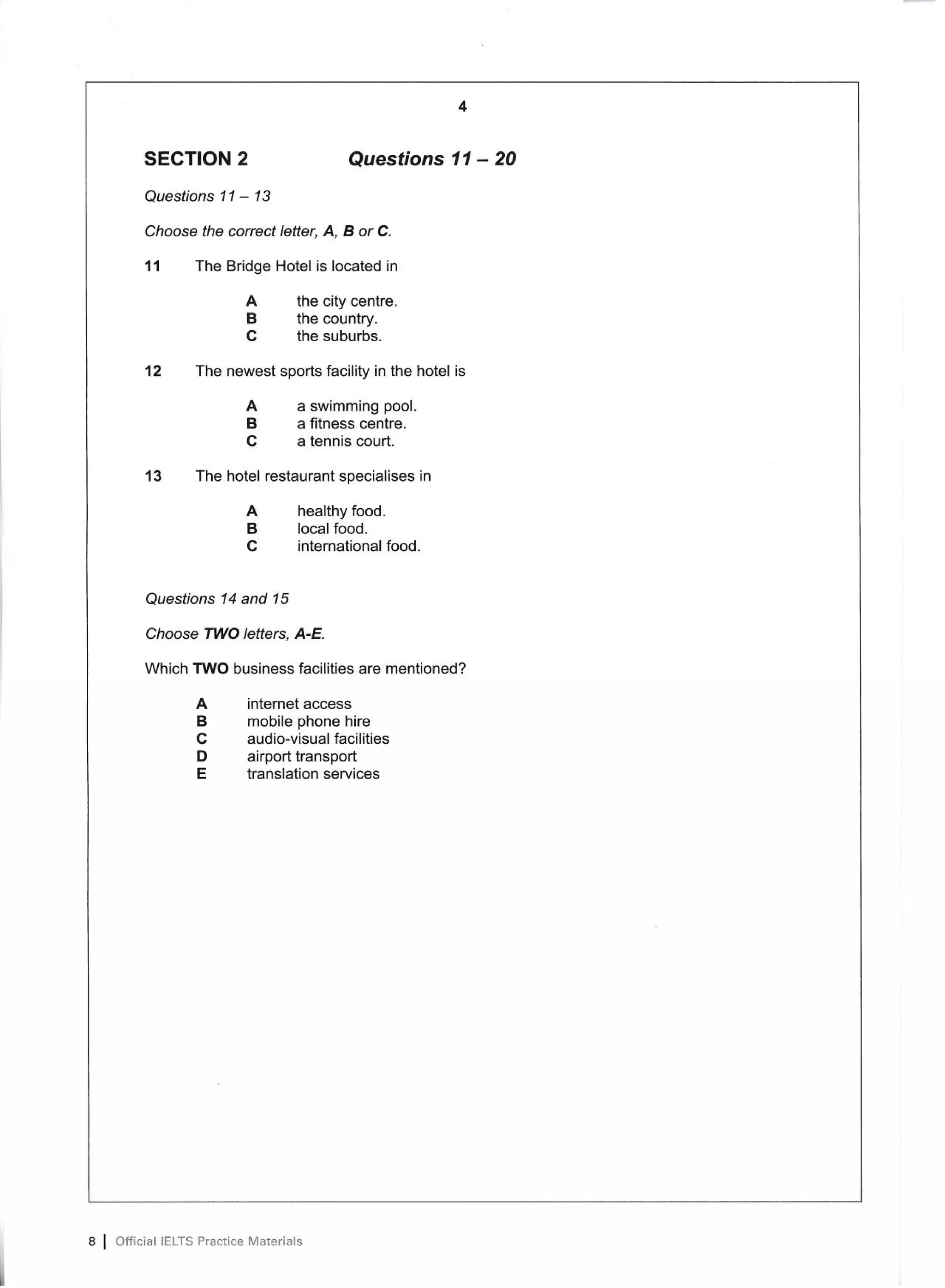 Official ielts practice material updated march 2009 | PDF