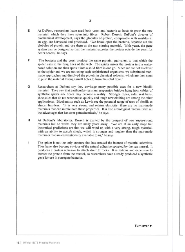 Official ielts practice material updated march 2009 | PDF