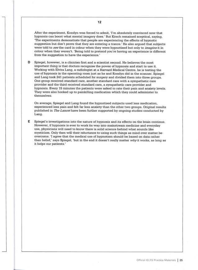 Official ielts practice material updated march 2009 | PDF