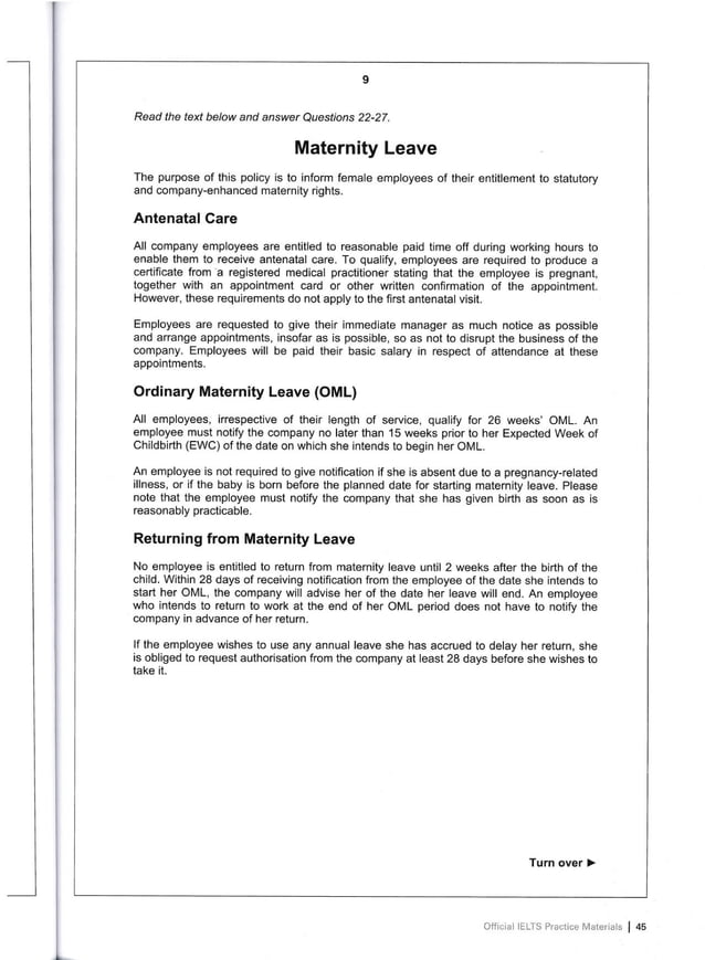 Official ielts practice material updated march 2009 | PDF