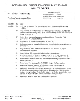 Official joseph wexler_criminal | PDF