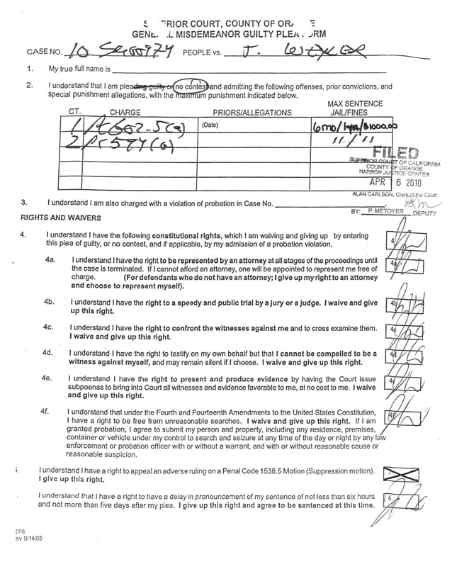 Official joseph wexler_criminal | PDF