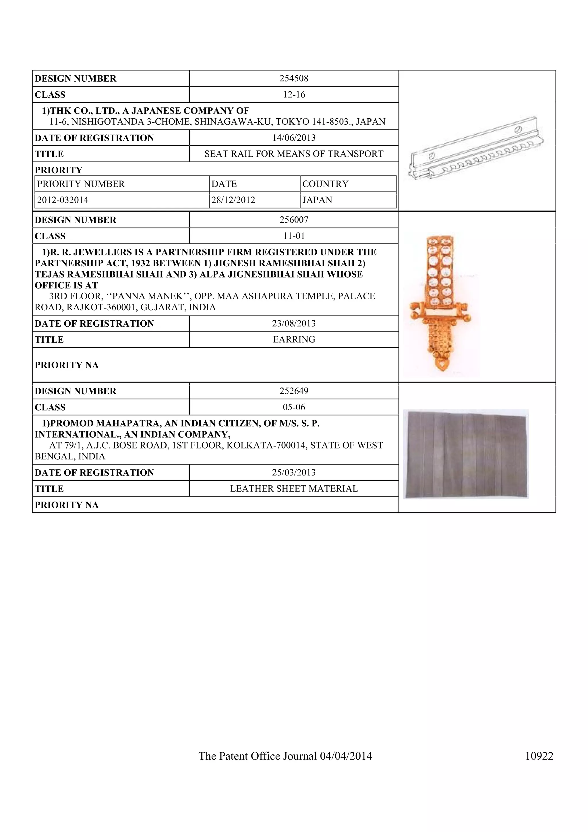 Design Patent Registration in India| Patent office in India publishes ...