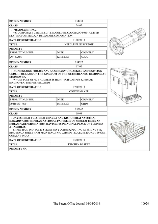 Design Patent Registration in India| Patent office in India publishes ...