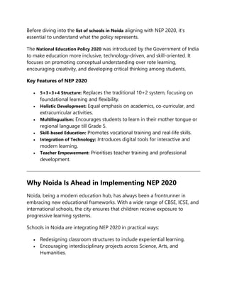 Official List of Schools in Noida Following NEP 2020 Guidelines.pdf