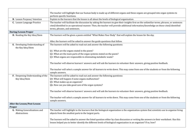 Official MATATAG Weekly Lesson Log Format.pdf | Educational Assessment ...